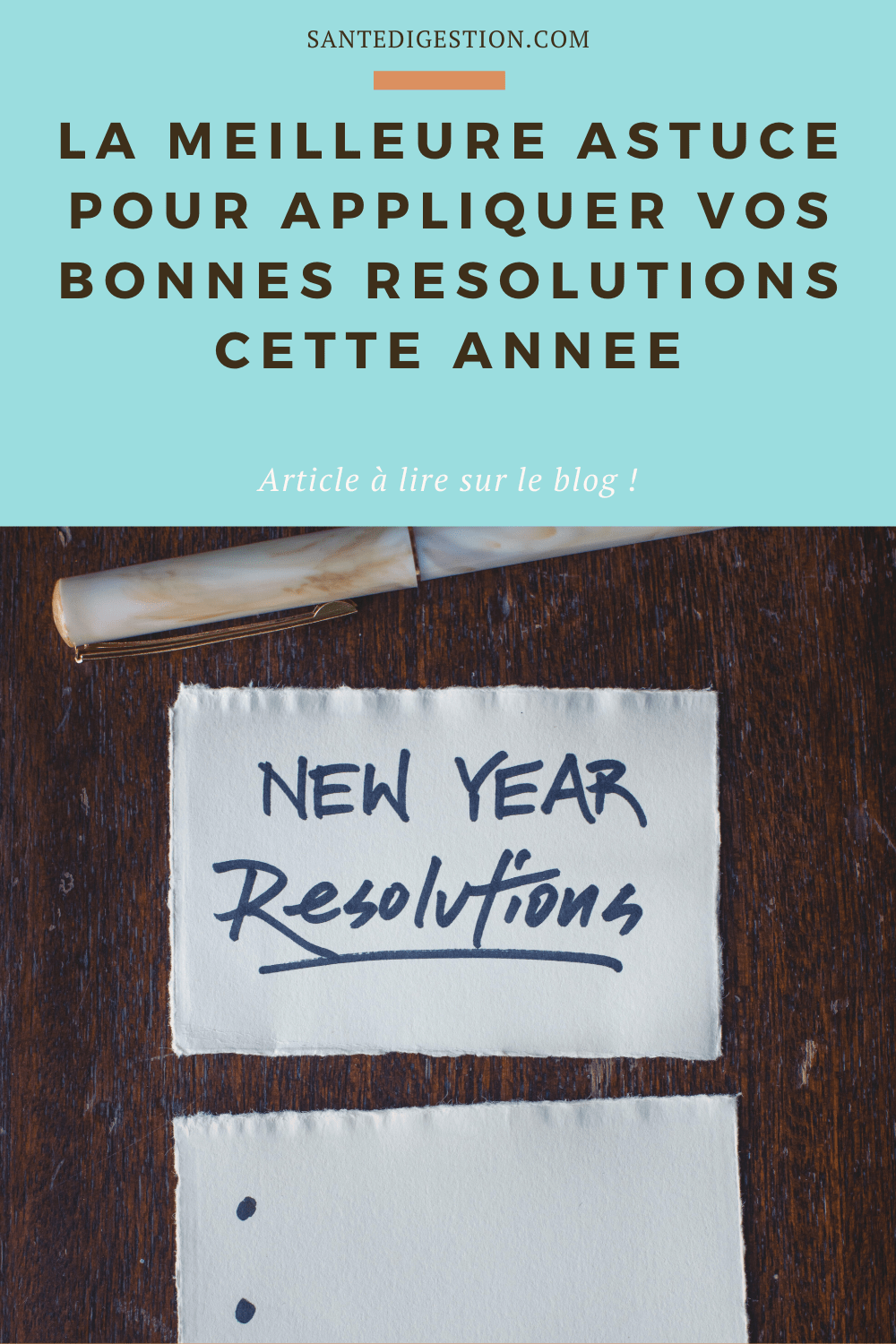 La meilleure astuce pour appliquer vos bonnes résolutions cette année ...